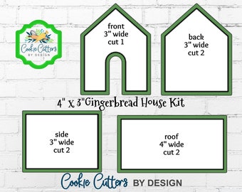Gingerbread House 1 Cookie Cutter - Etsy