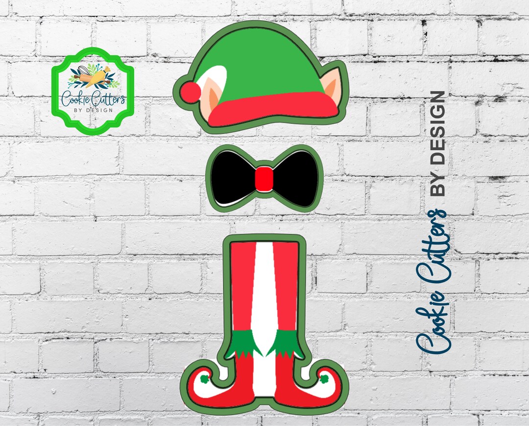 Elf Mix and Match Cookie Cutters - Etsy