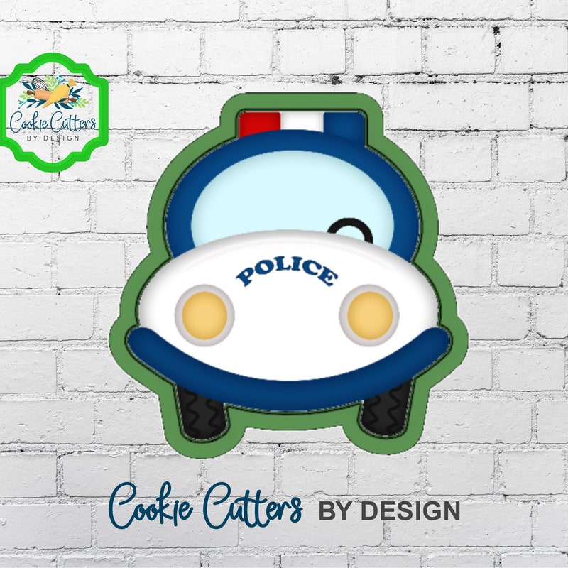 Police Car Cookies - Etsy