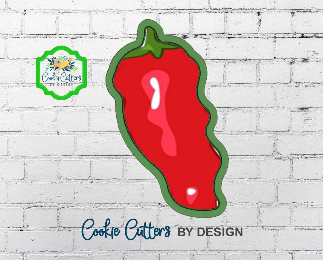 Red Chili Pepper Cookie Cutter - Etsy
