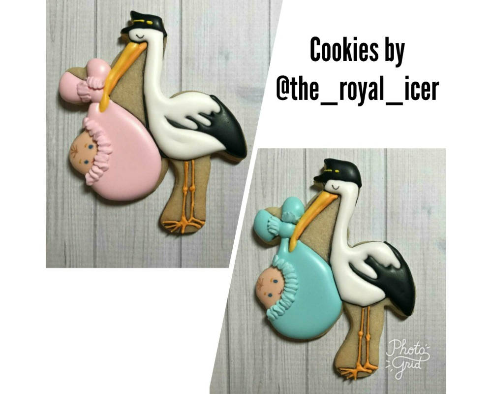 Stork and Baby Cookie Cutter | Etsy