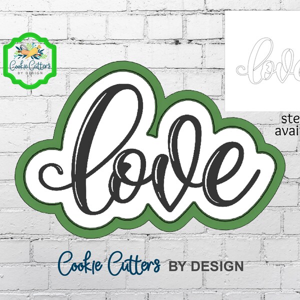Love Cookie Cutter - Etsy