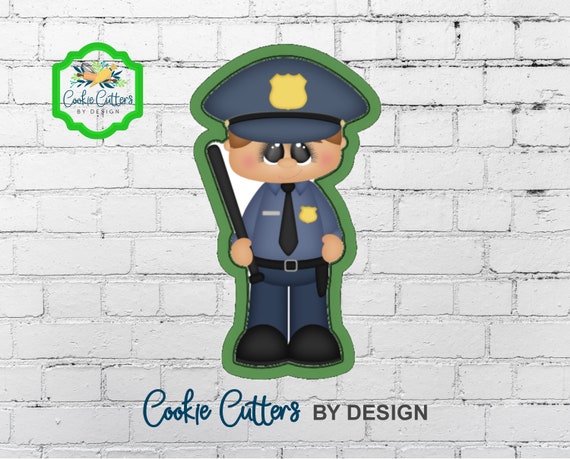 Boy Police Officer Cookie Cutter | Etsy