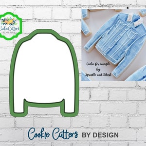 Jean or Leather Jacket Cookie Cutter - Etsy