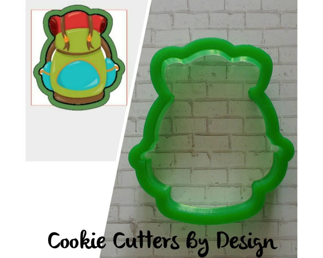 Backpack Cookie Cutter / Cookie Cutter / Camping Cookie Cutter / School ...