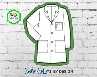 Lab Doctor Scientist White Coat Cookie Cutter - Etsy