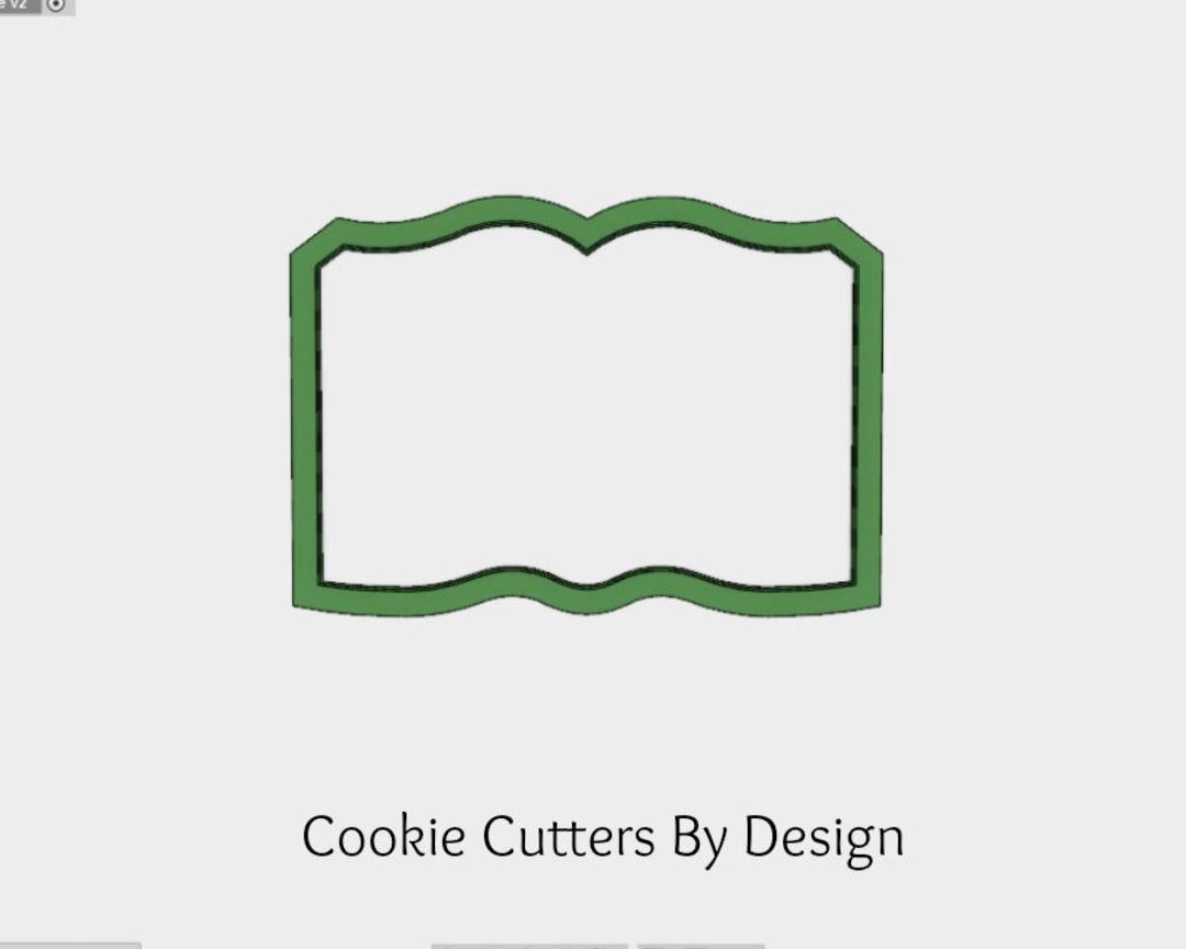 Open Story Book Cookie Cutter - Etsy