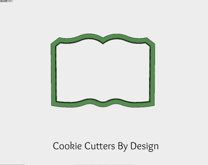 Open Story Book Cookie Cutter - Etsy