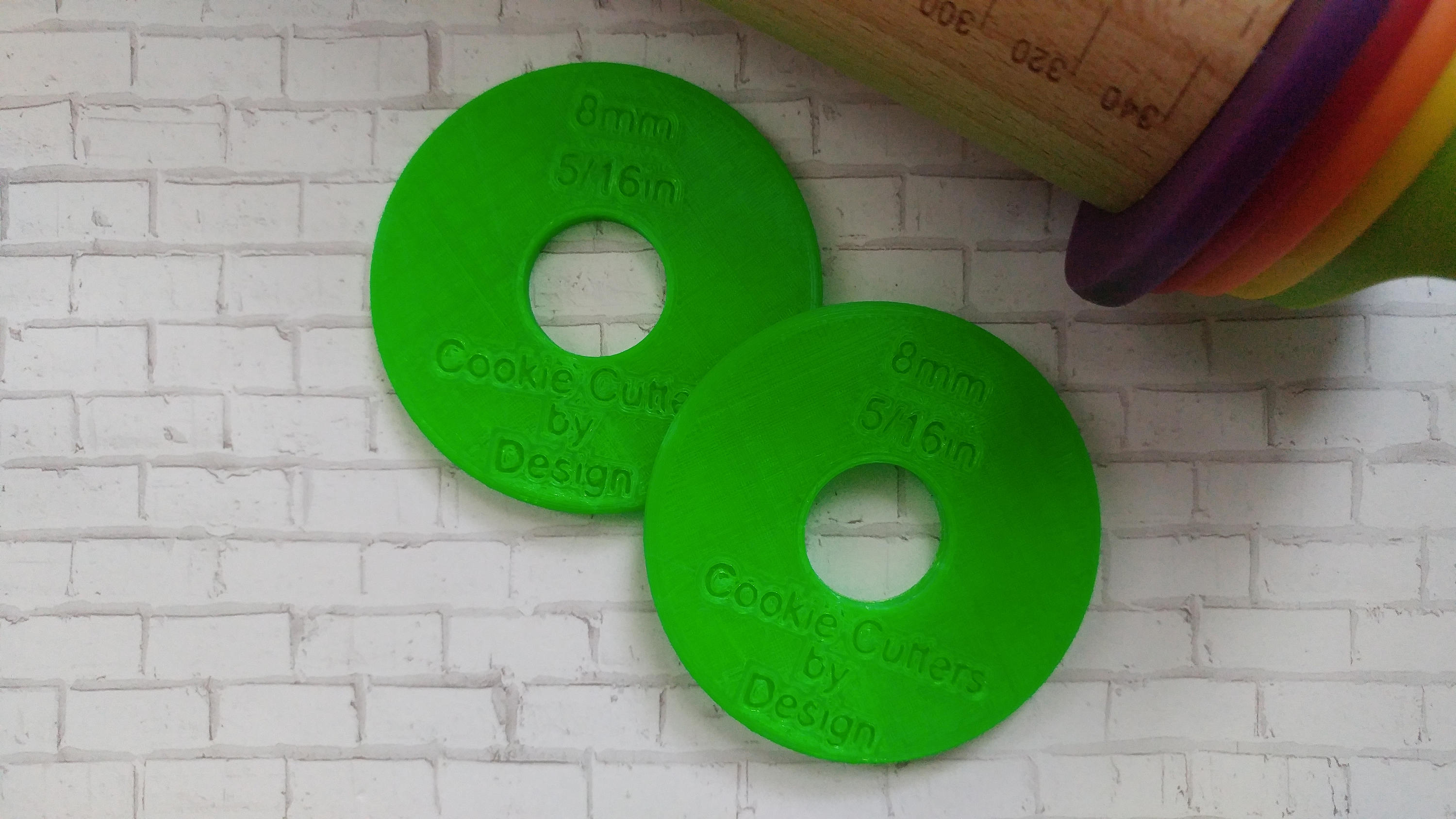 Rolling Pin Guides Set 2 Sizes Available 8 Mm / 5/16 or - Etsy