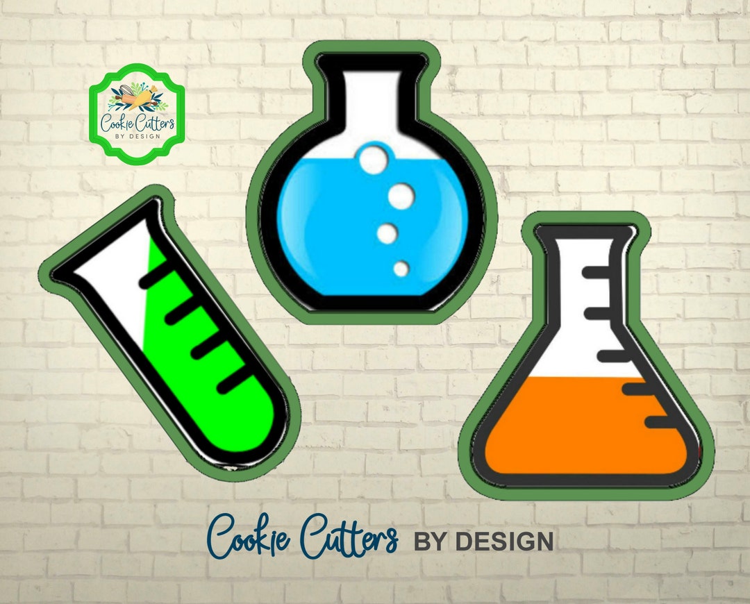 Science Cookie Cutters / Triangle Beaker Cookie Cutter / Round - Etsy ...