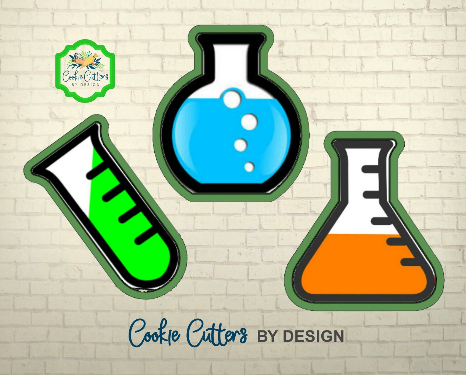 Science Cookie Cutters / Triangle Beaker Cookie Cutter / Round - Etsy ...