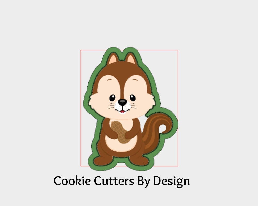 Chipmunk Cookie Cutter / Cookie Cutter / Woodland Animal | Etsy