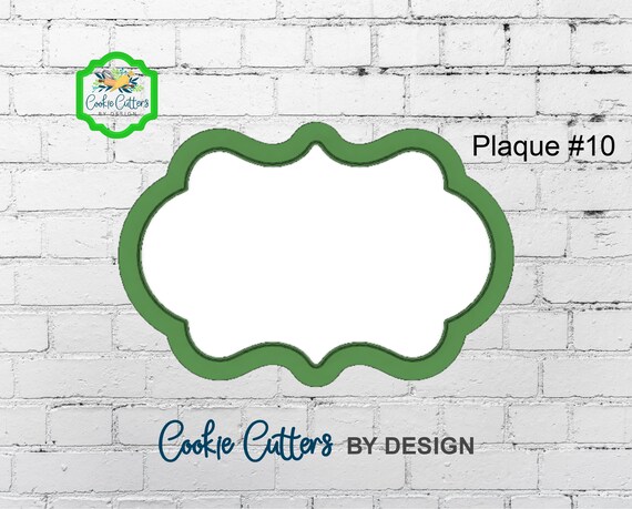 Plaque 10 Cookie Cutter | Etsy