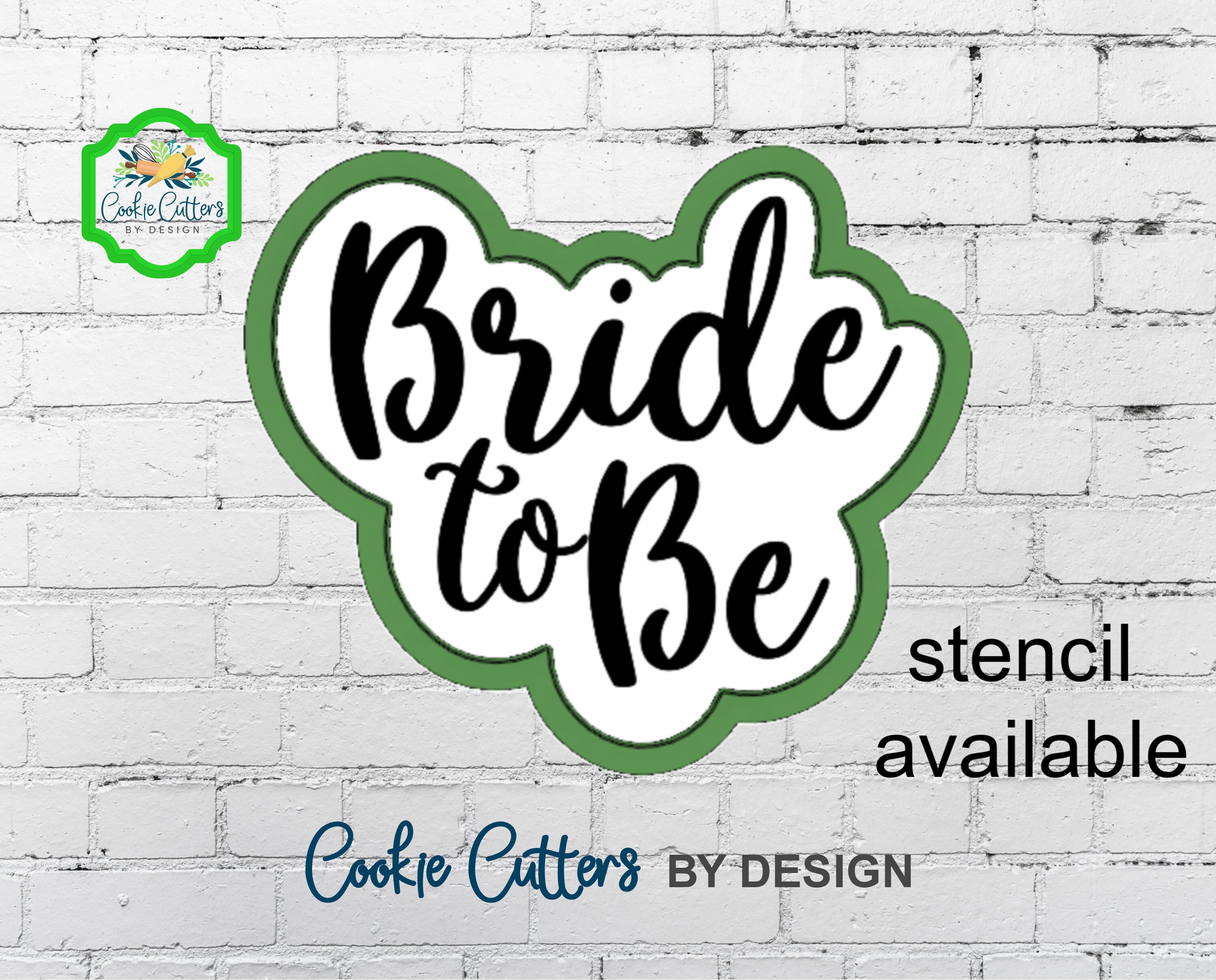 Bride to Be Hand Lettered Cookie Cutter / Stencil Also | Etsy