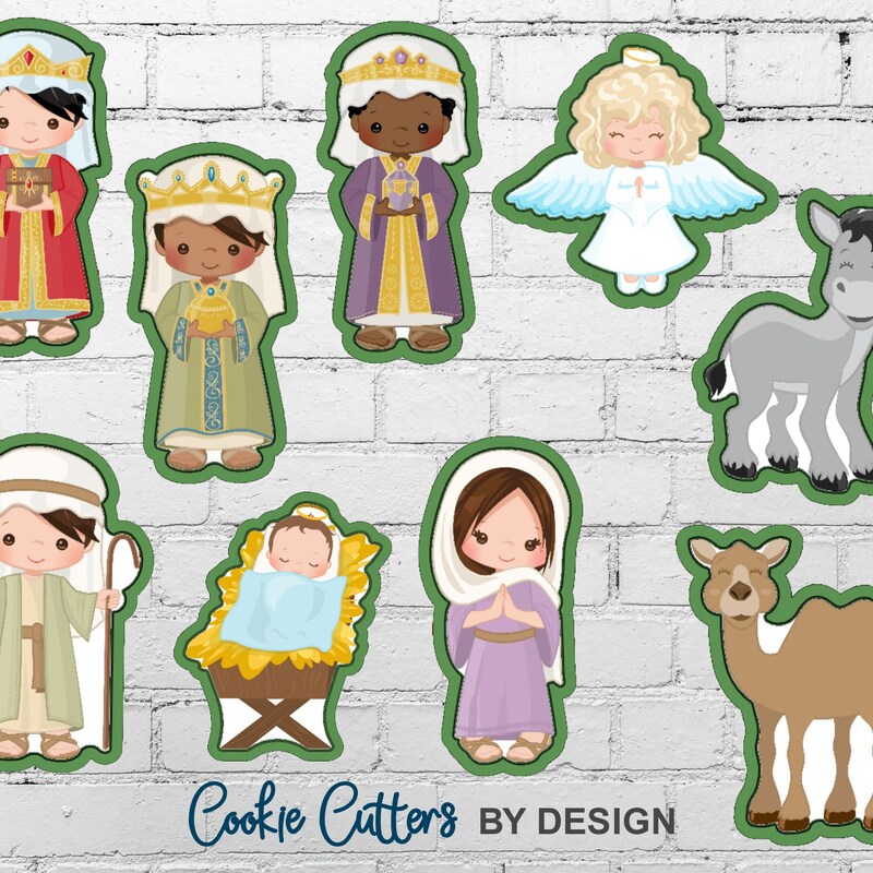 Nativity Cookie Cutters - Etsy