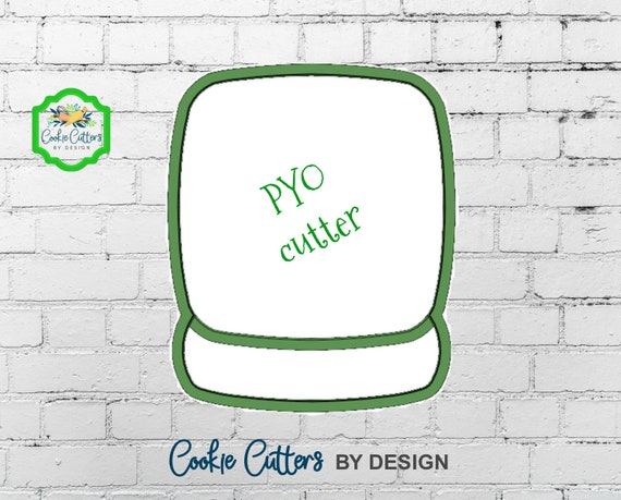 PYO Paint Your Own Cookie Cutter | Etsy