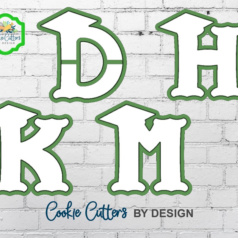 Block Letter Cookie Cutters - Etsy