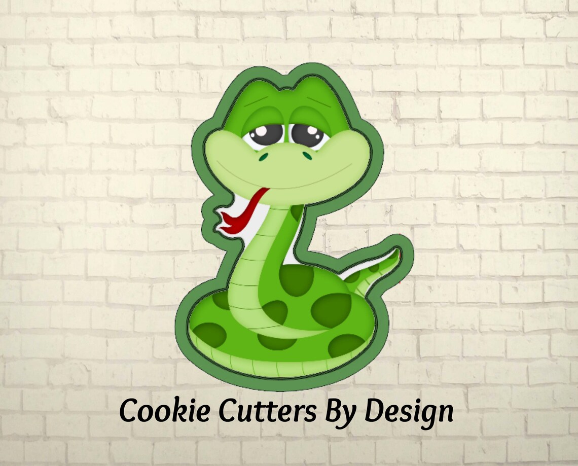 Snake Cookie Cutter / Cookie Cutter / Cookie Cutters / 3D | Etsy