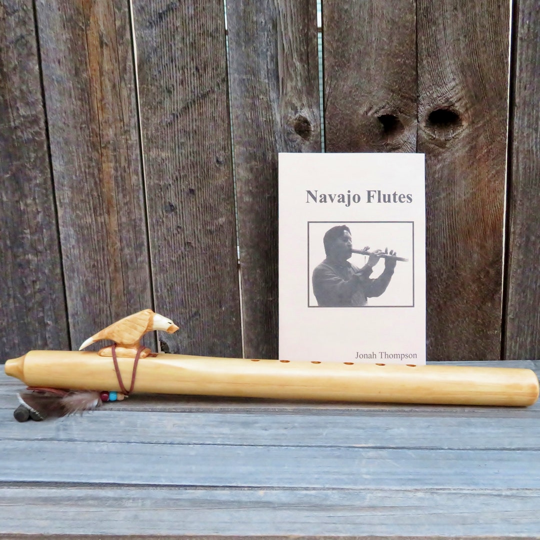 Native American Art-handmade Navajo/dine Pine Eagle Totem FLUTE-A Minor ...