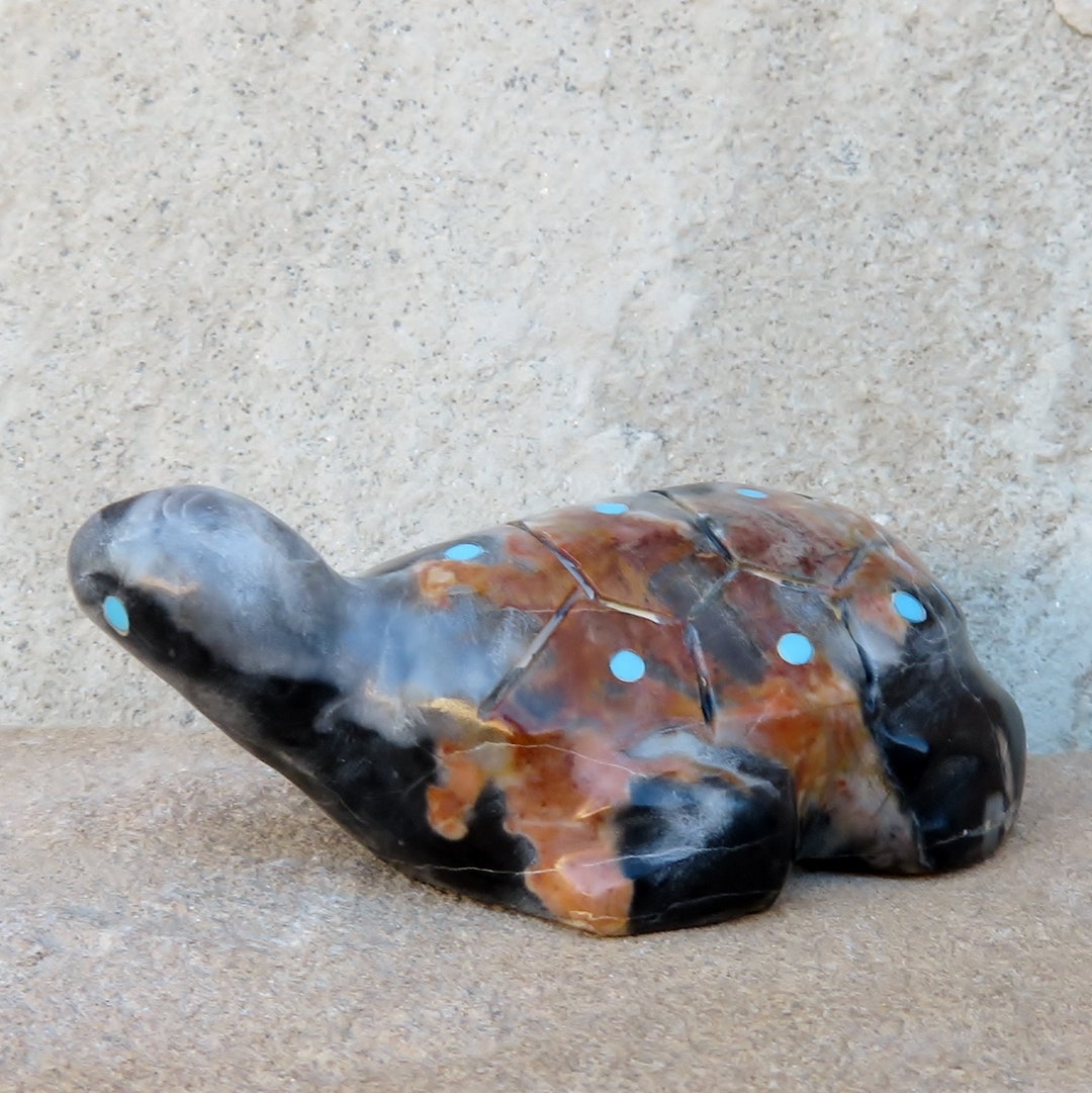 Zuni Fetish-authentic Native American Animal Carving-large Picasso ...