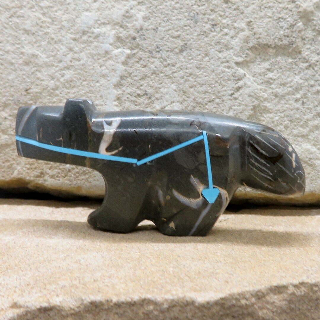 Zuni Fetish-authentic Native American Animal Carving-purisima Stone ...