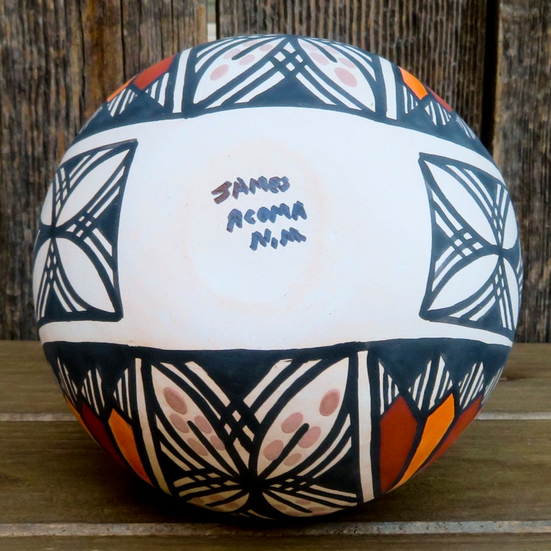 Native American Pottery-authentic Acoma Pueblo Pottery-hand - Etsy