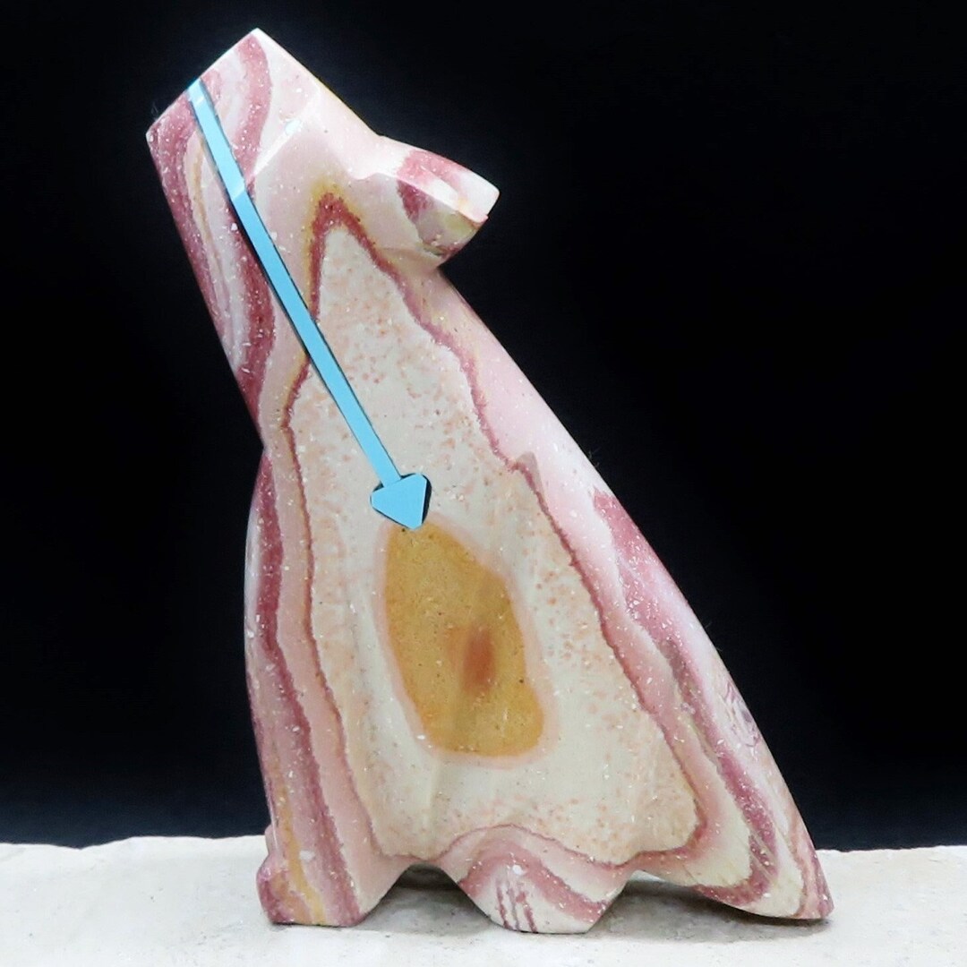 Zuni Fetish-authentic Native American Animal Carving-large HICORITE ...