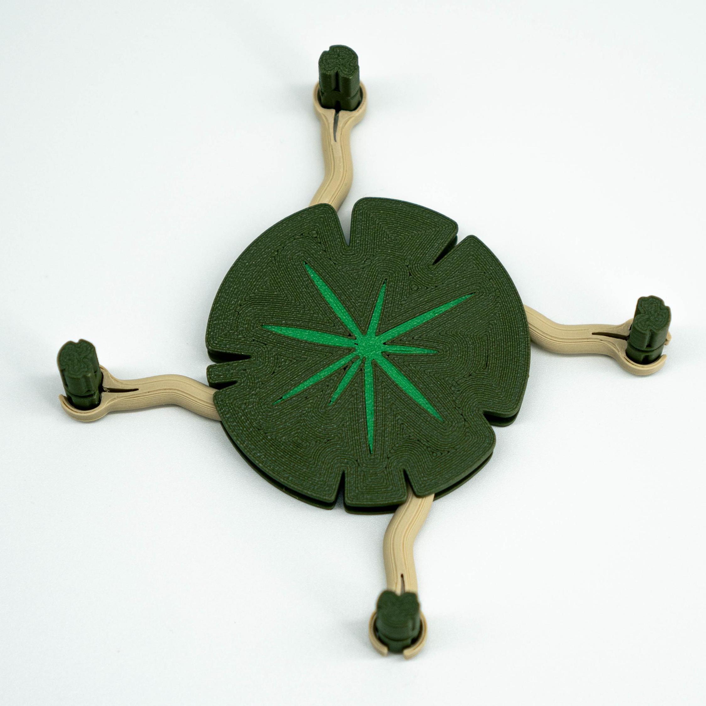 3D Printed Lily Pad Mug Stacker | Glassware Organizer With Botanical ...