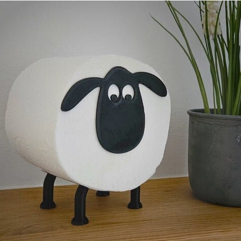 Sheep Paper Roll Holder, Funny 3d-printed Toilet Paper Stand, Bathroom ...