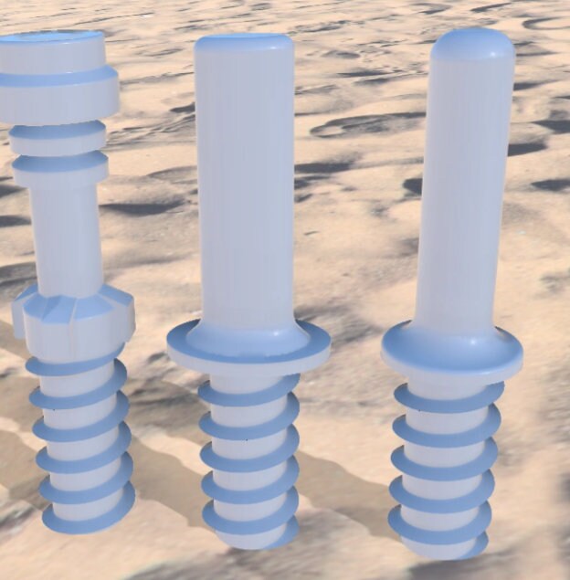 Pool Noodle Sword Hilt Grip| 3d-printed Beach Toy | Waterlog Sword ...