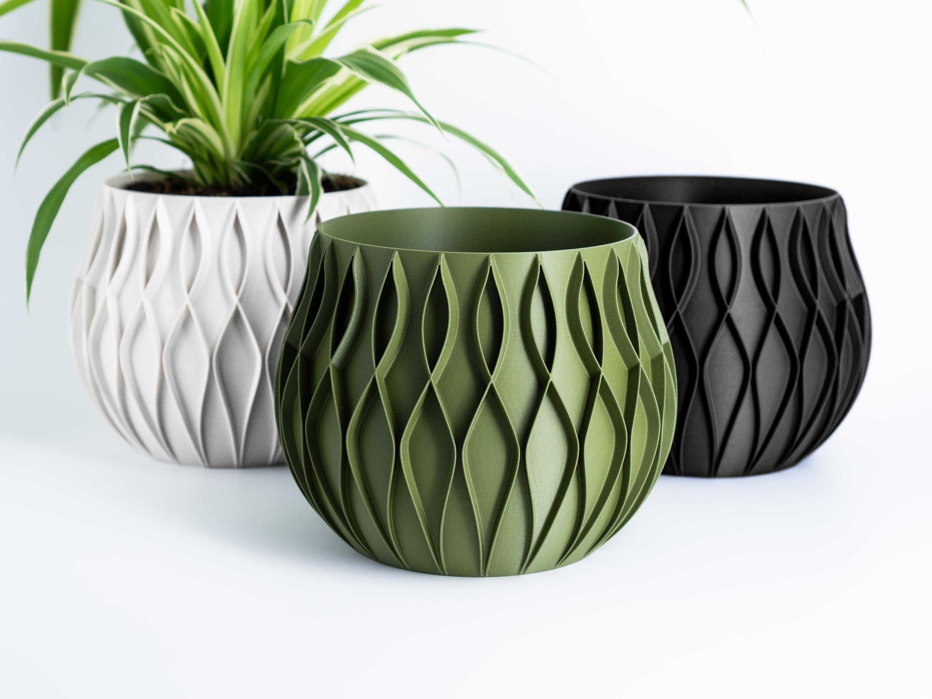 3D Printed Plant Pot With Hidden Storage – “bellaria” Secret Safe ...