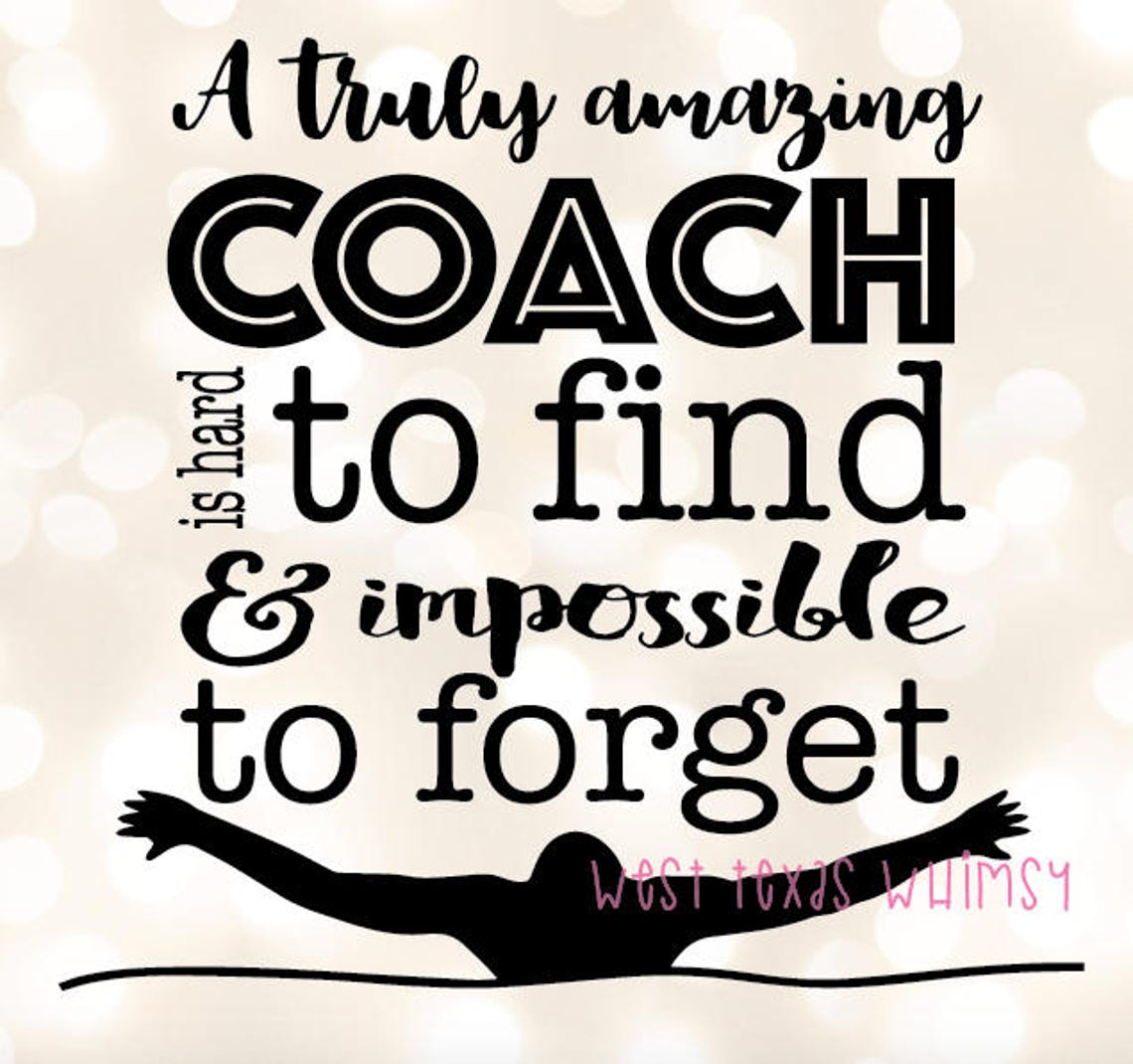 Swim Coach SVG Best Coach Svg Coach Gift Svg Swim Teacher - Etsy Canada