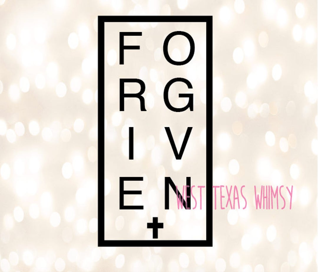 Forgiven Svg, Christian Svg, Forgiven Cross Svg, Christian Mom Svg ...