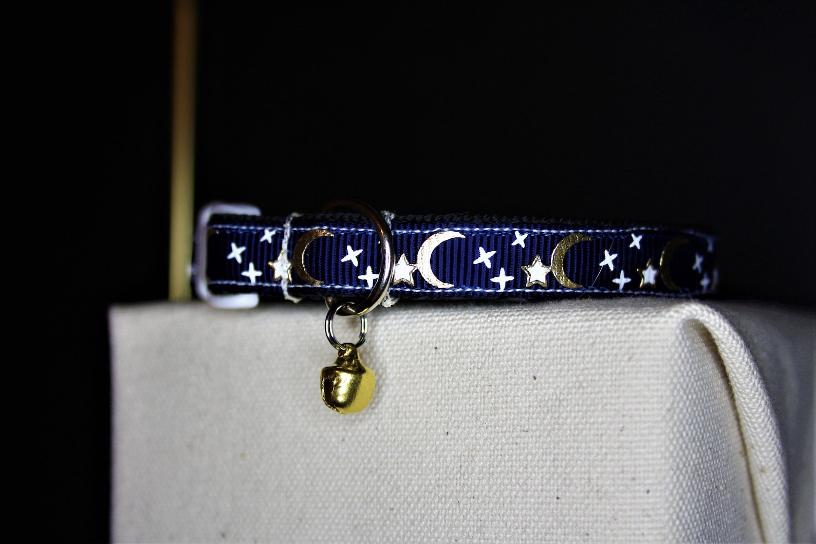 CAT COLLAR Kitten Collar Handmade Collar Moon Stars | Etsy