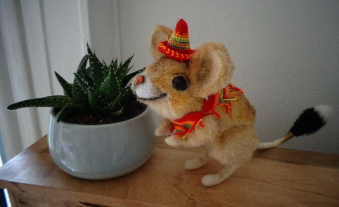 Zelda the Jerboa Crocheted Toy Sweet Cute Rare Soft Plush Amigurumi ...