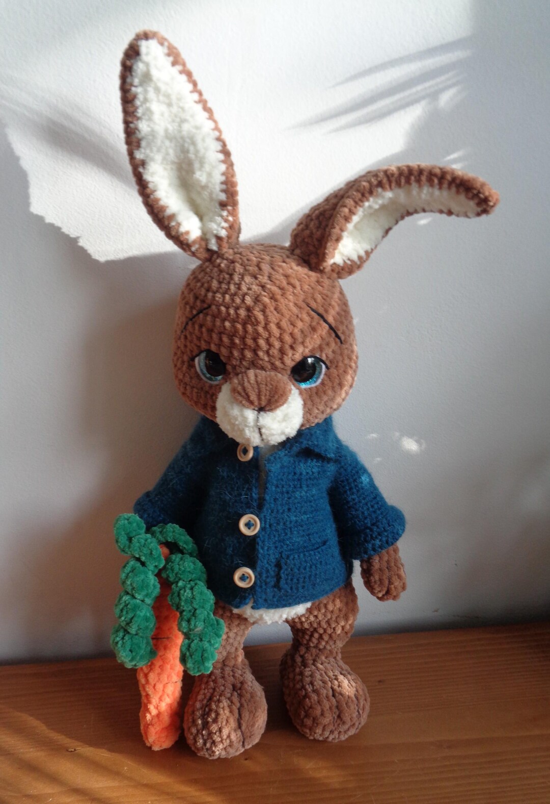 Mr Rabbit, Peter Rabbit, Bunny, Handmade Toy, Crochet Doll, Softie - Etsy