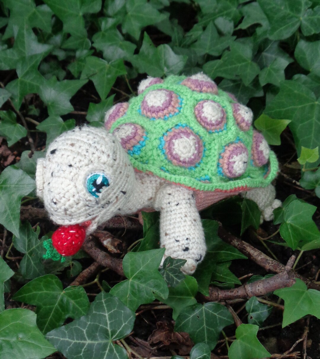 Astro the Turtle Crocheted Toy Cute Sweet Colored - Etsy