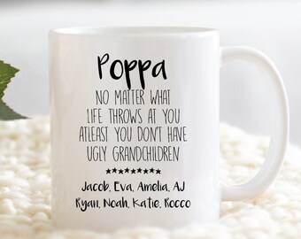 Funny Poppa Mug - Etsy