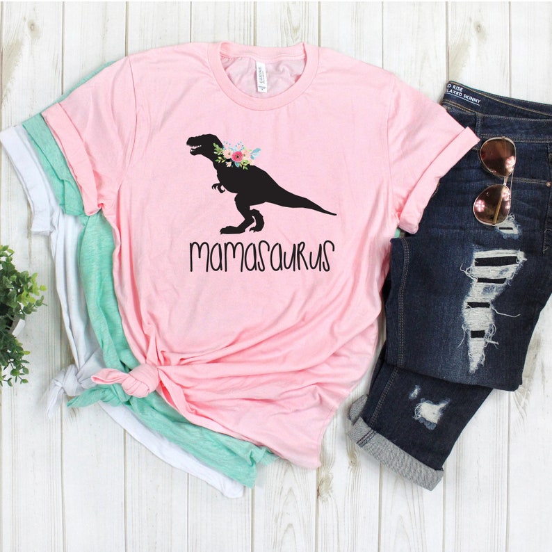 Mamasaurus Shirt Mama Saurus Tee Shirt Mother's Day - Etsy