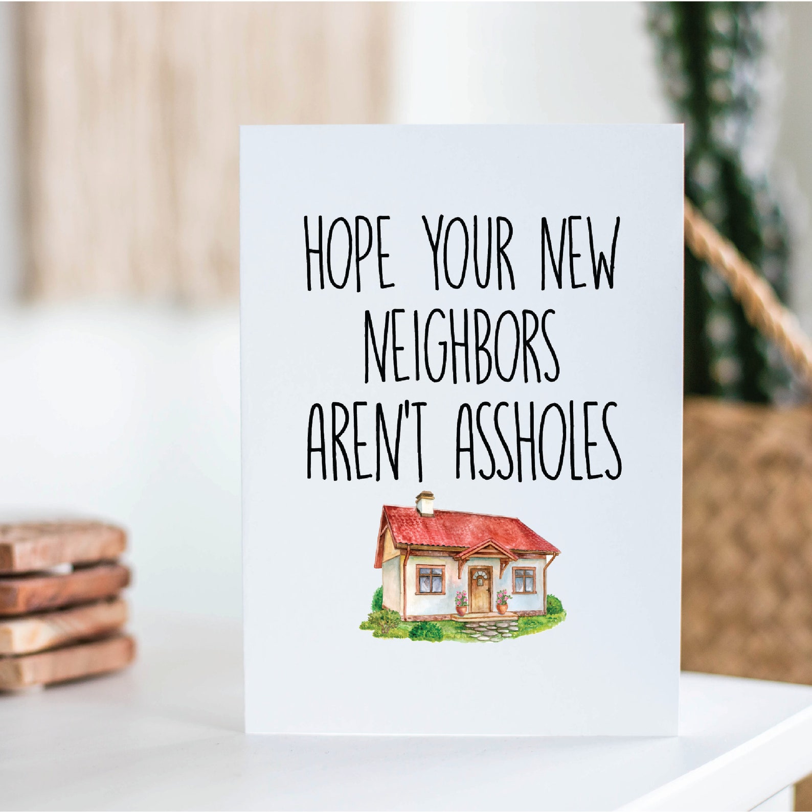 Funny Housewarming Card New Home Card for Women First Home - Etsy