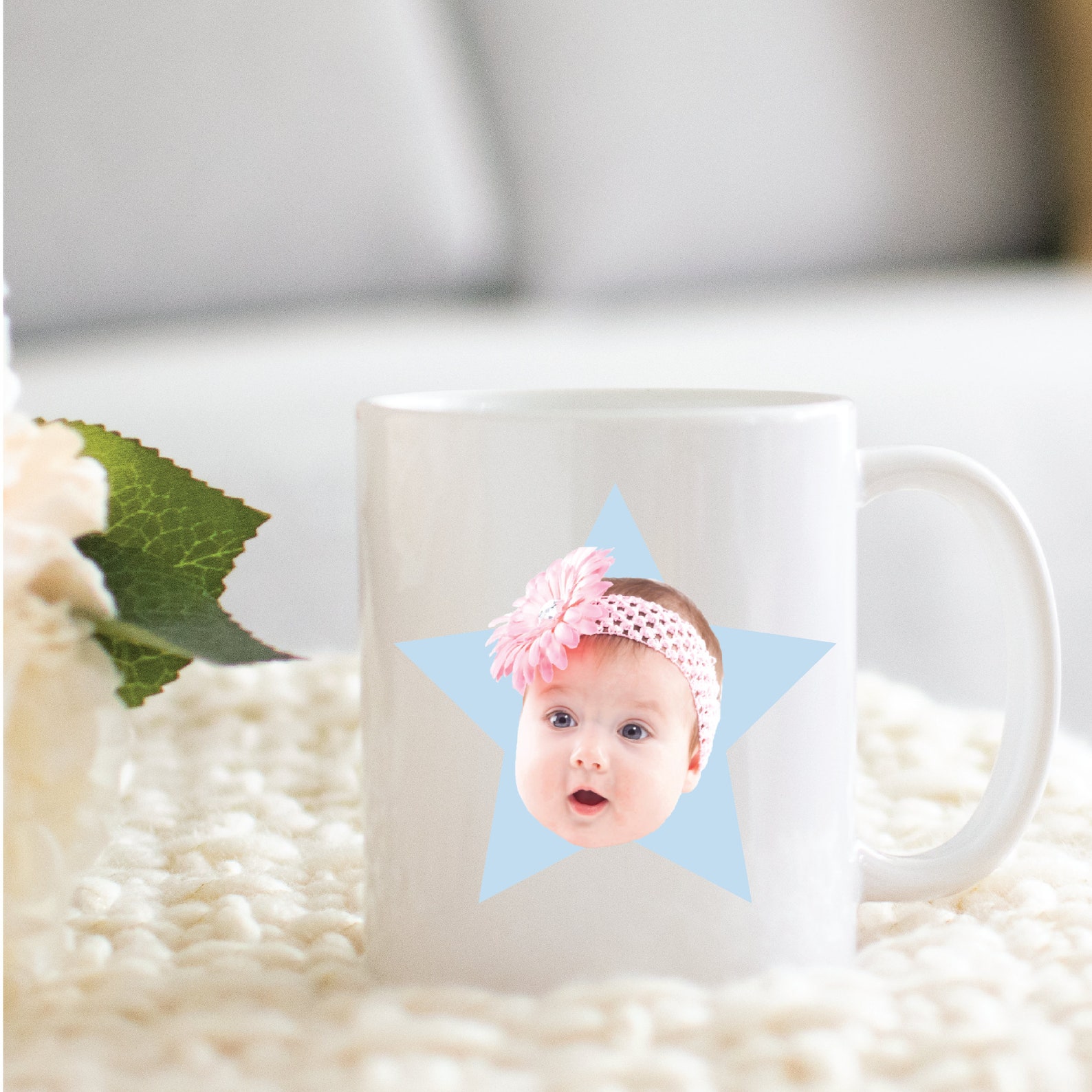Custom Baby Face Photo Mug Baby Photo Gift Custom Photo Mug | Etsy