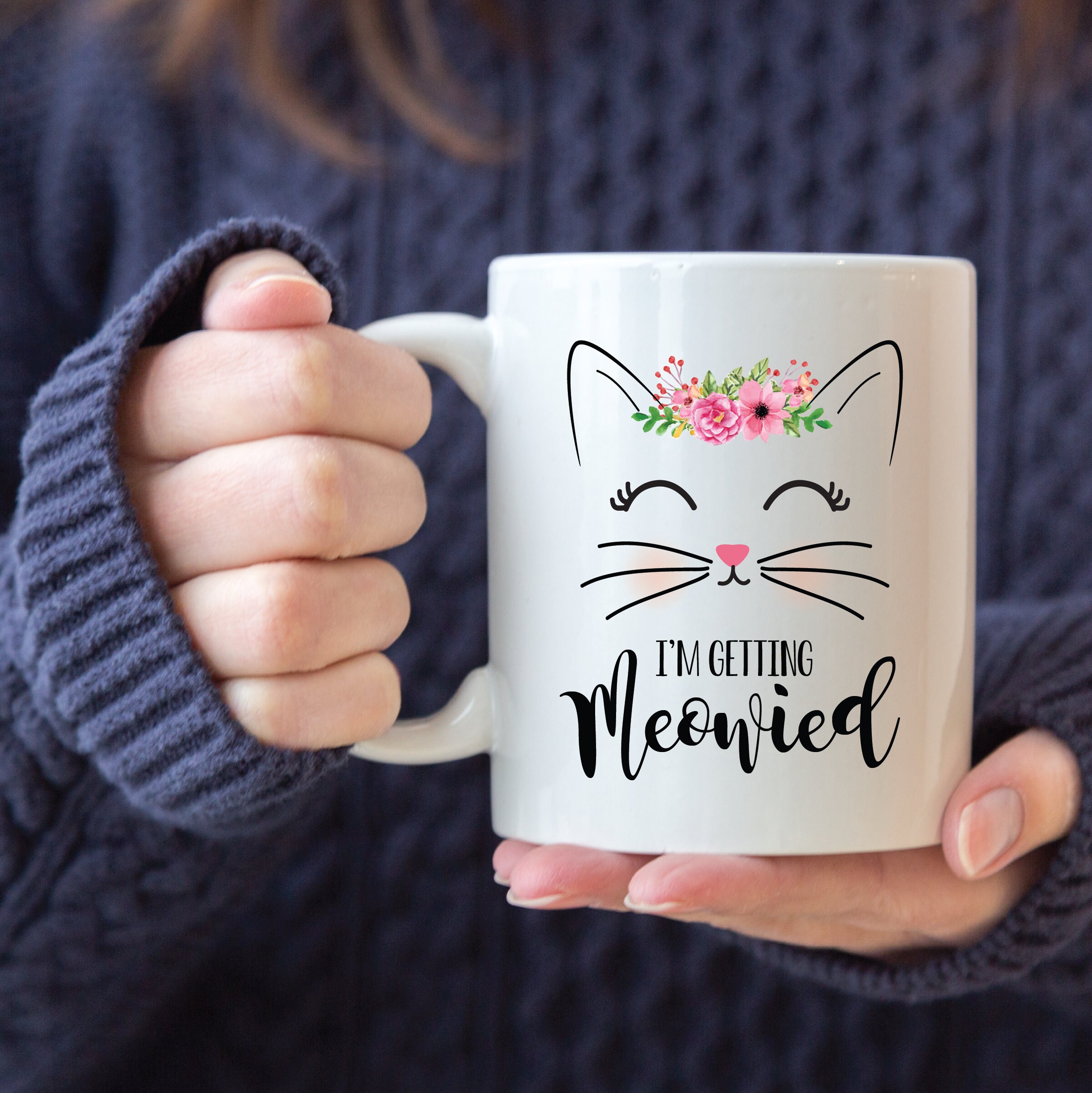 I'm Getting Meowied Mug Engagement Gifts for Her Bride - Etsy