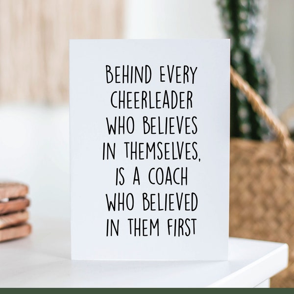 Cheer Coach Gift - Etsy