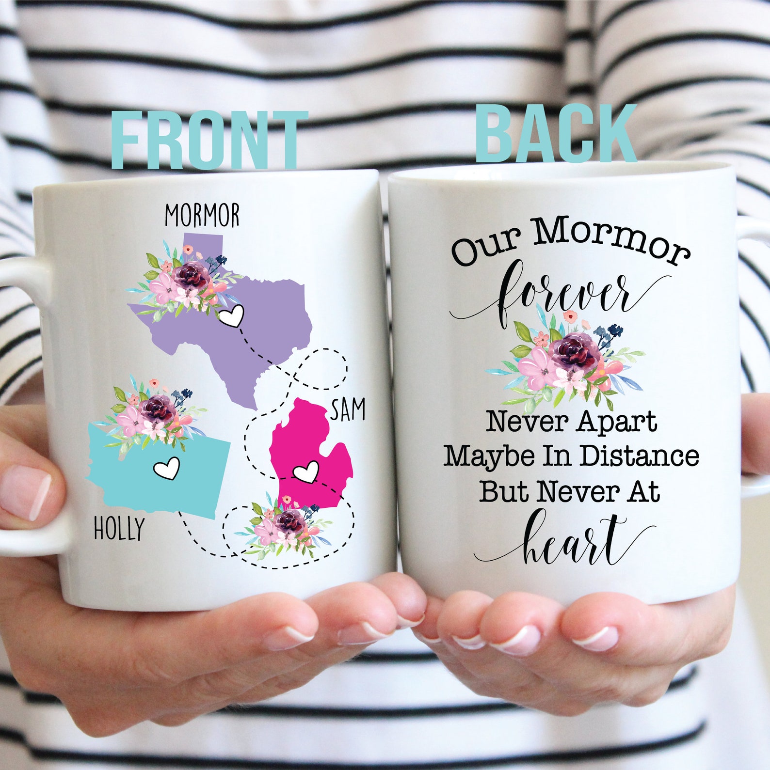 Custom Mormor Gift My Mormor Forever Never Apart Mormor | Etsy