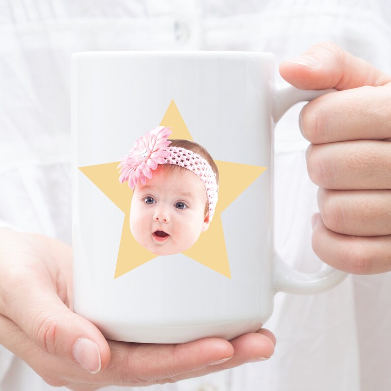 Custom Baby Face Photo Mug Baby Photo Gift Custom Photo Mug - Etsy