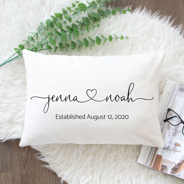 Est Date Pillow - Etsy