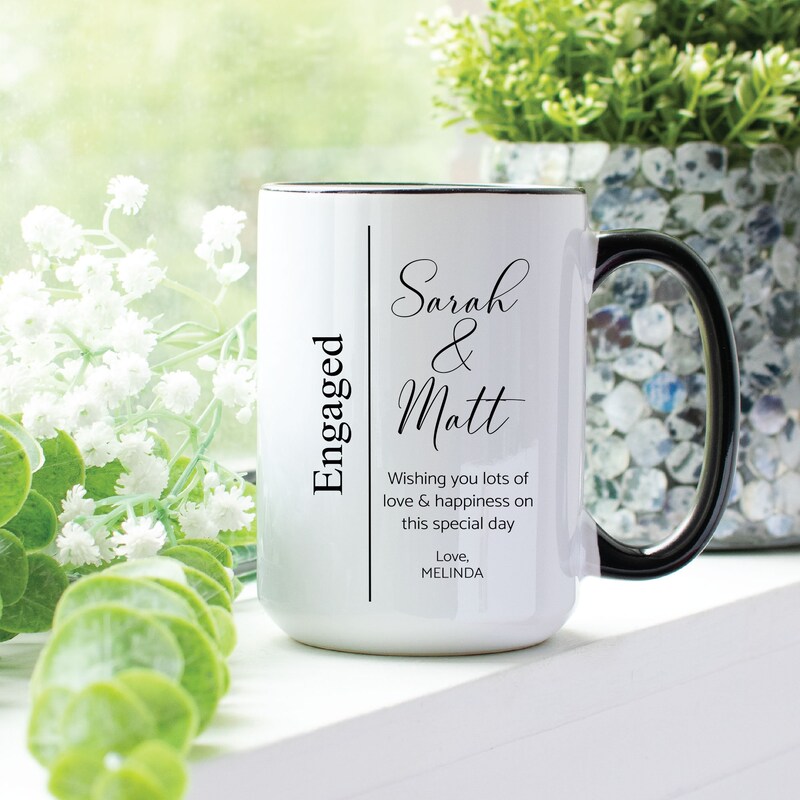 Engagement Mug - Etsy