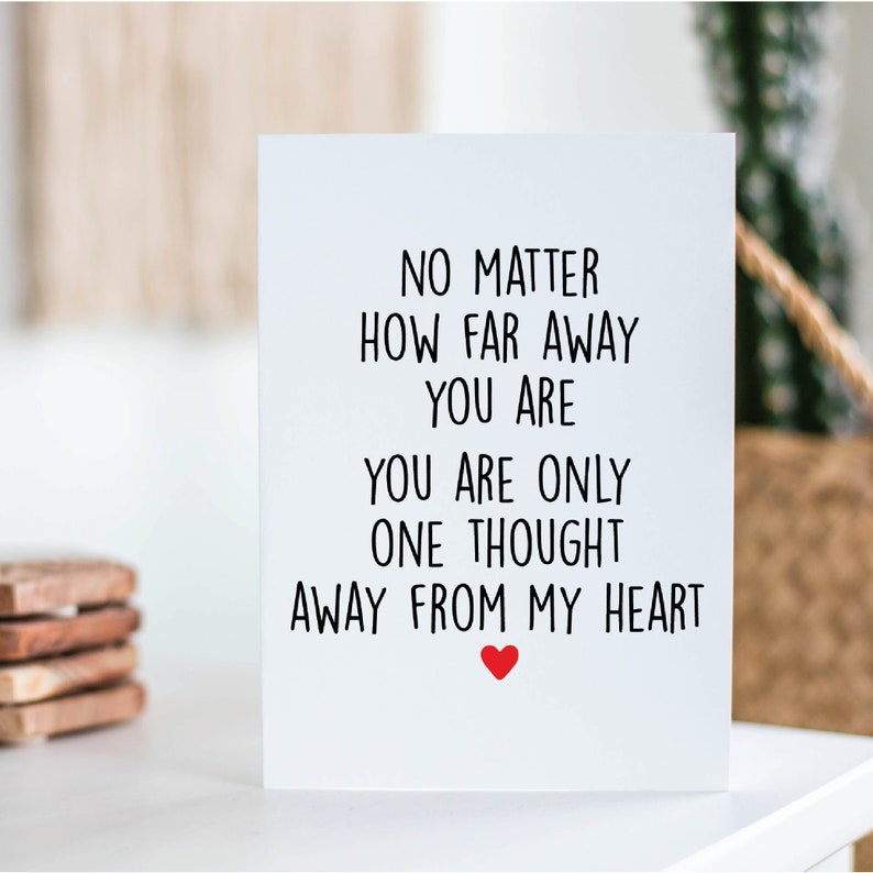 Long Distance Relationship Card I Miss You Card Ldr Card | Etsy