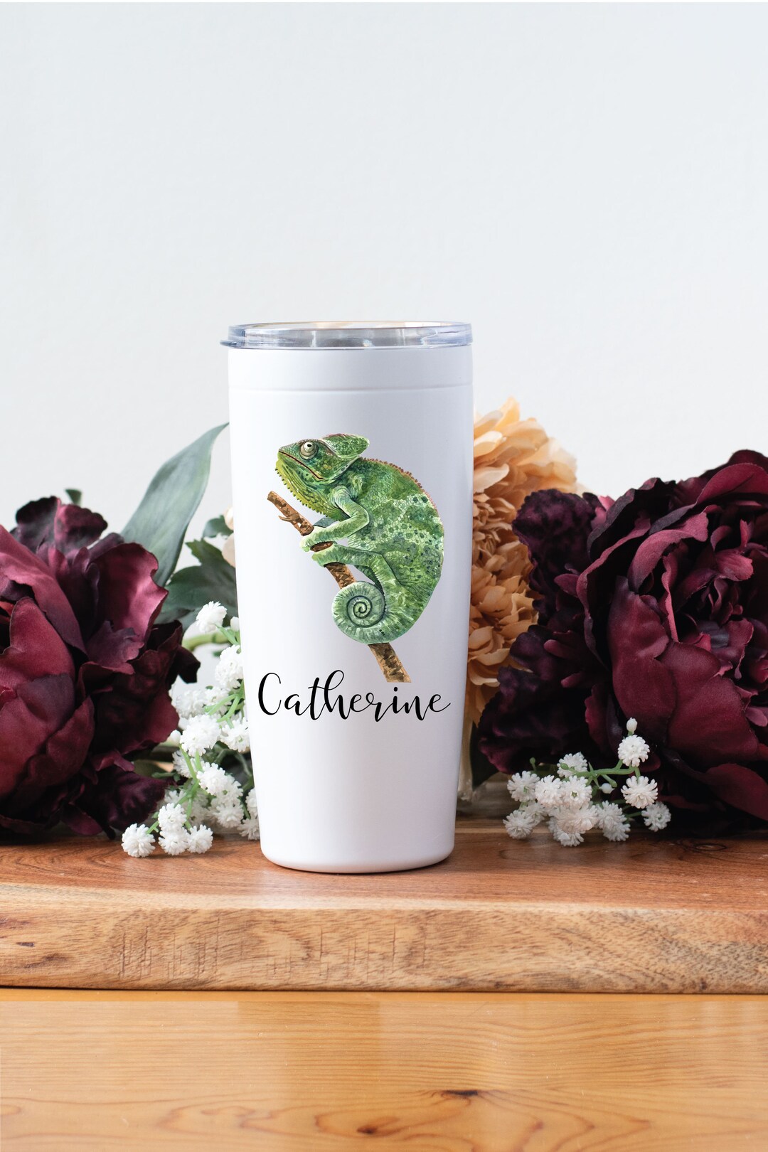 Chameleon Tumbler, Chameleon Gifts for Chameleon Lovers, Personalized ...