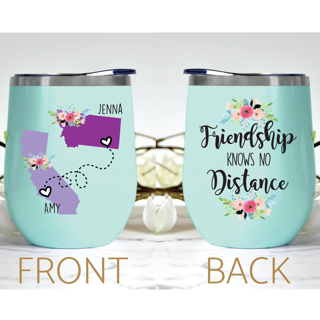 Long Distance Friendship Gift, Moving Away Gift for Best Friend, Long ...